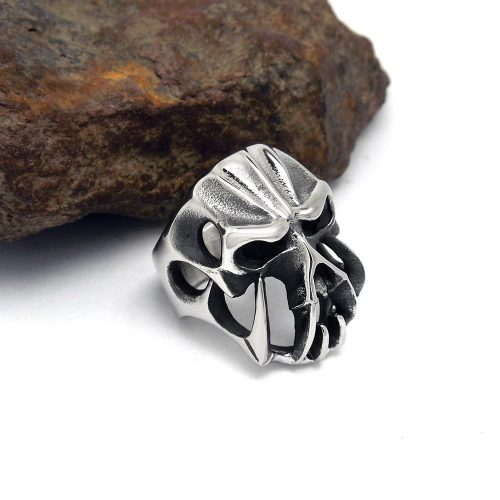Retro Punk Skull Ring – Skiverr